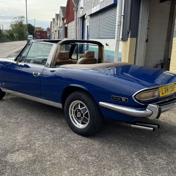 1976 Triumph Stag Delft Blue - Vintage and Classic Car Competitions